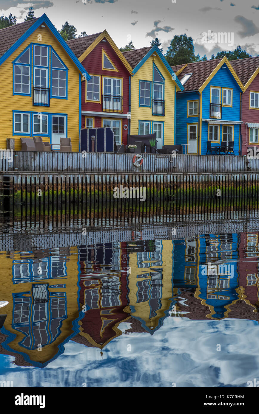 Reflections on the sea in the fjord of Bergen in Norway - 7 Stock Photo ...