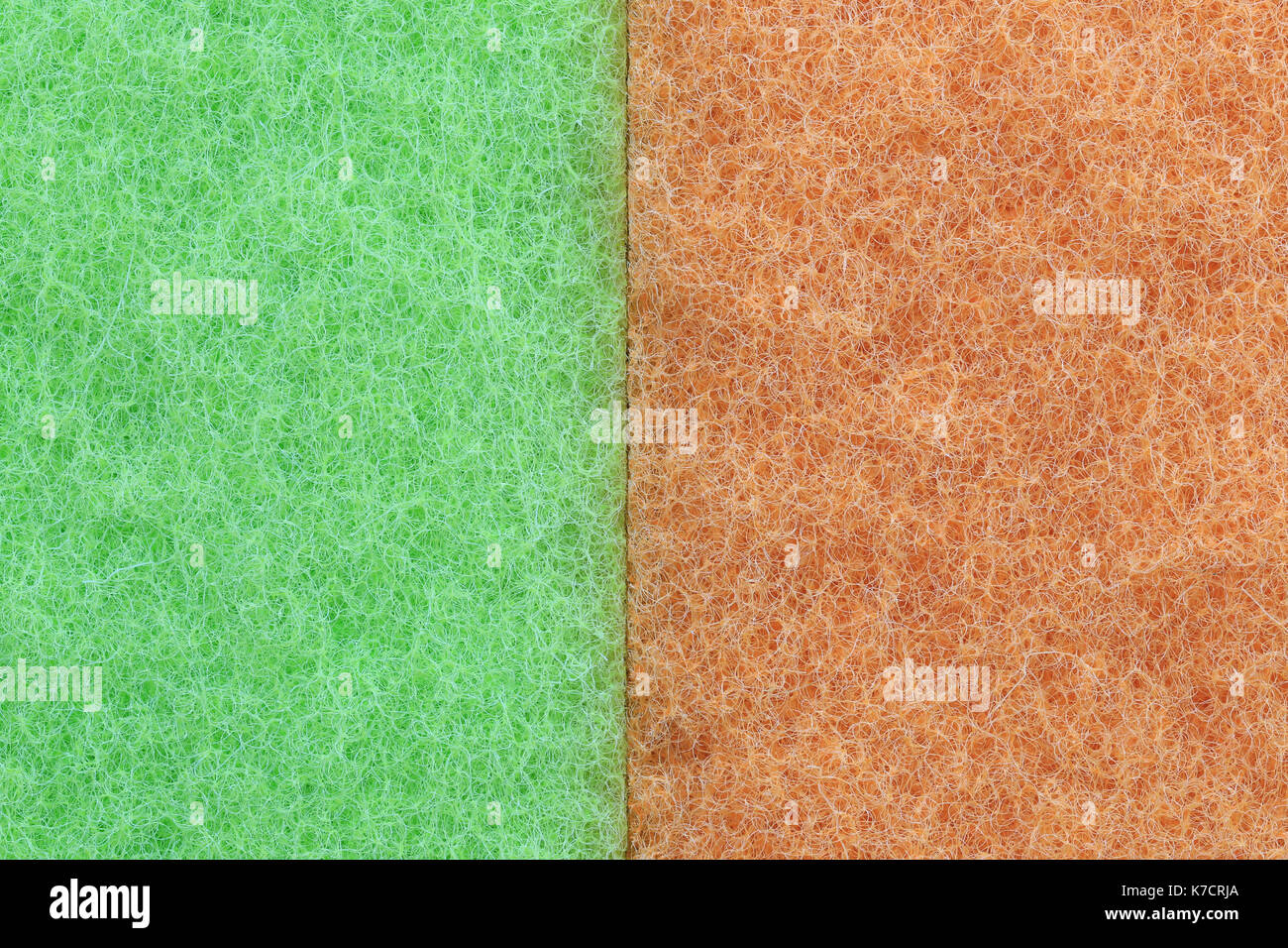 Orange mix Green Plastic fibers Texture background for design in your ...