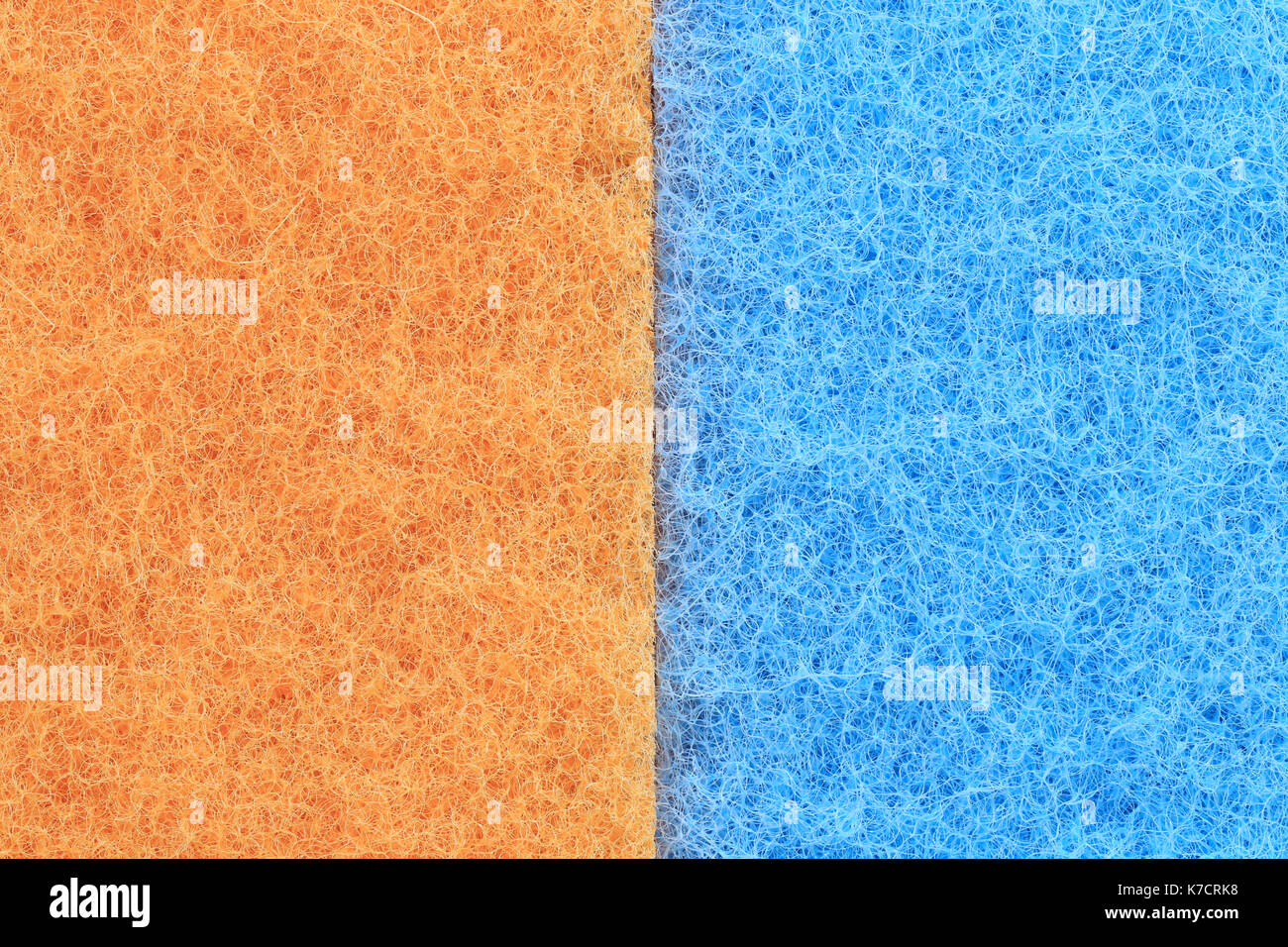 Orange mix Blue Plastic fibers Texture background for design in your ...