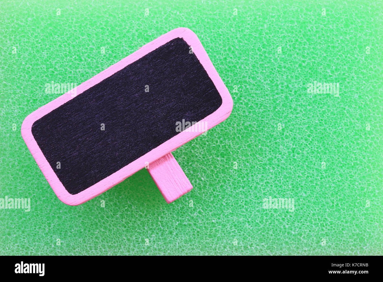 Blank wooden sign on the sponge background for design in your work ...
