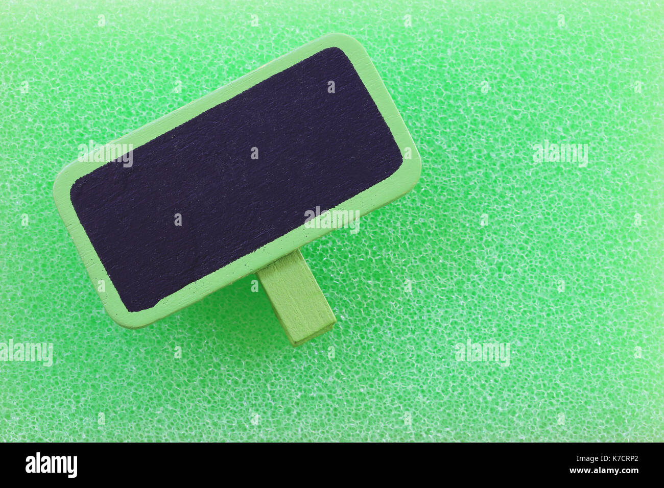 Blank wooden sign on the sponge background for design in your work ...