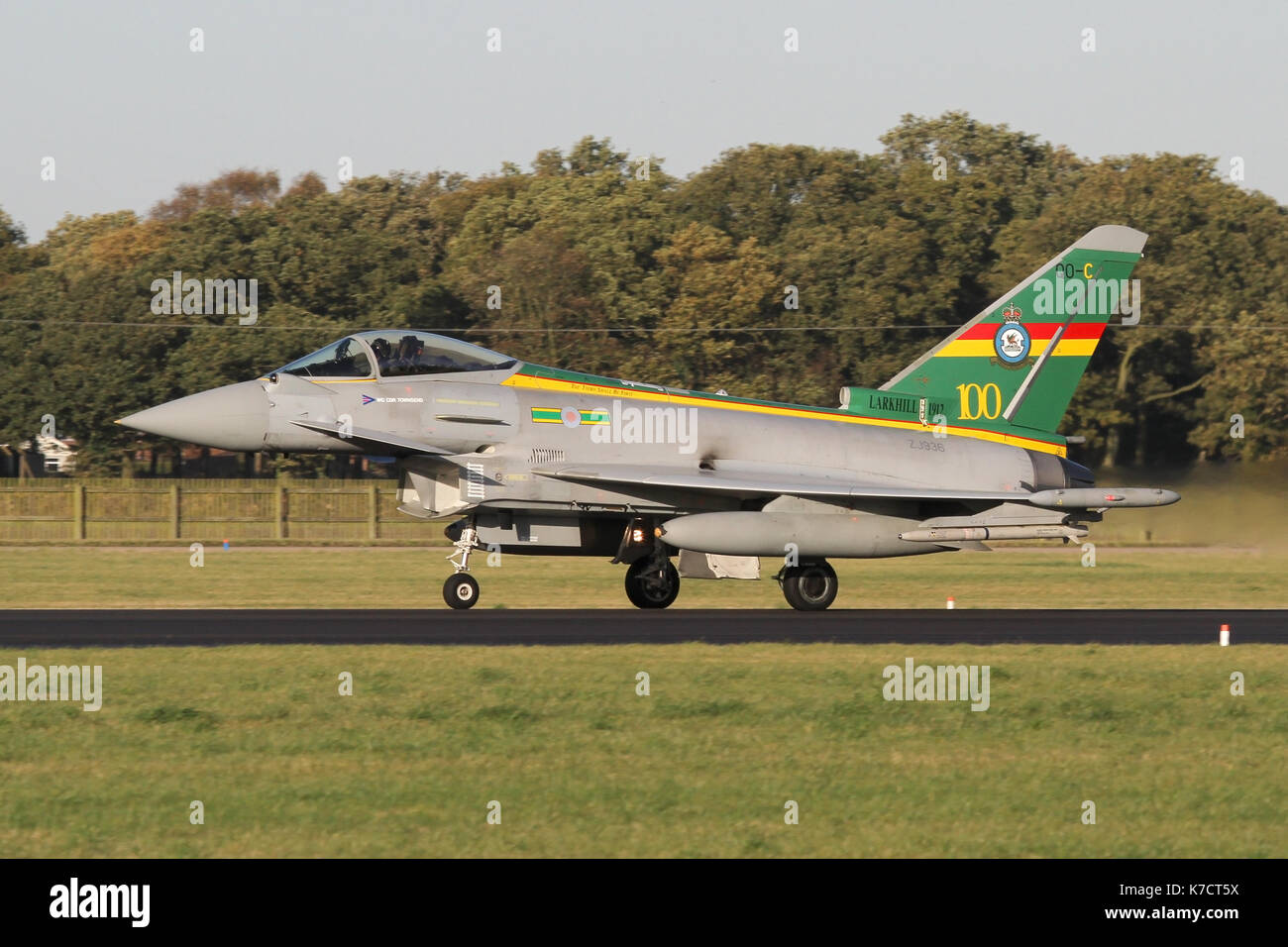 The 3 Squadron 100th anniversary marked Eurofighter Typhoon landing and ...