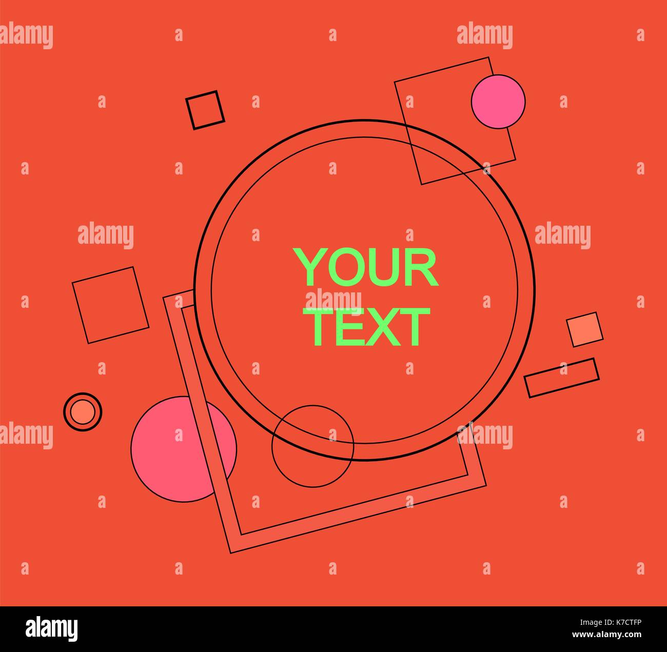 frame with primitive linear forms Stock Vector Image & Art - Alamy