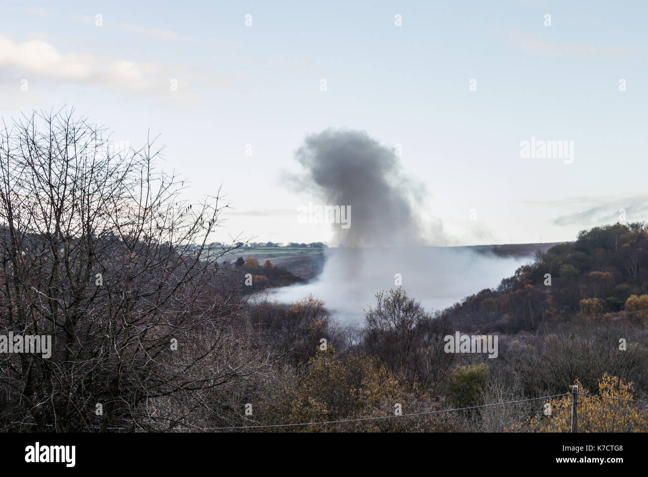 Mist Rising From Forest High Resolution Stock Photography and Images ...