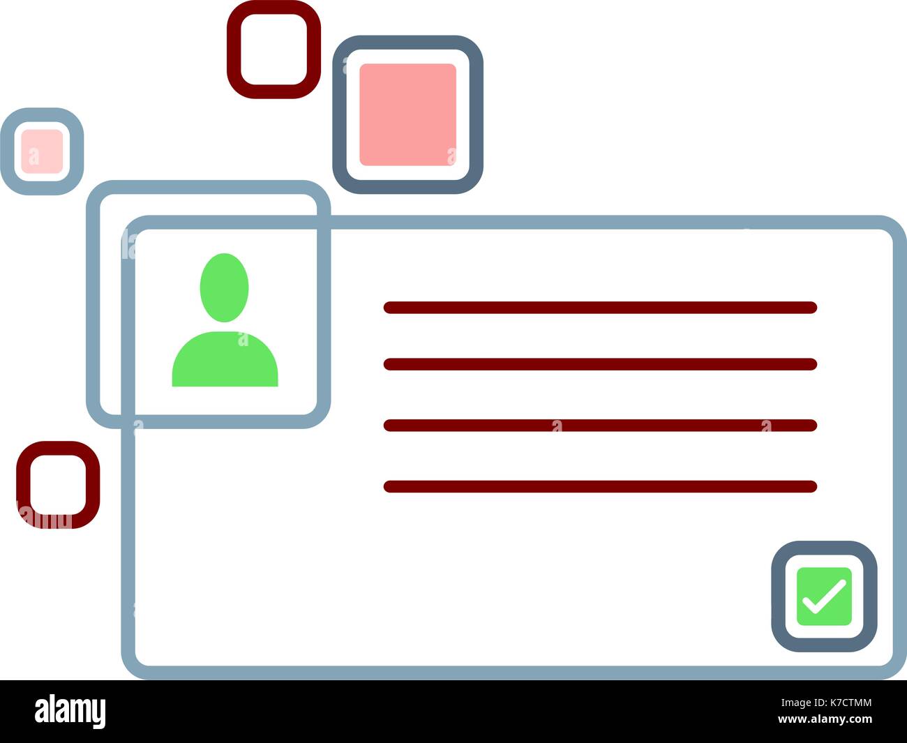 Stylized abstract frame Stock Vector Image & Art - Alamy