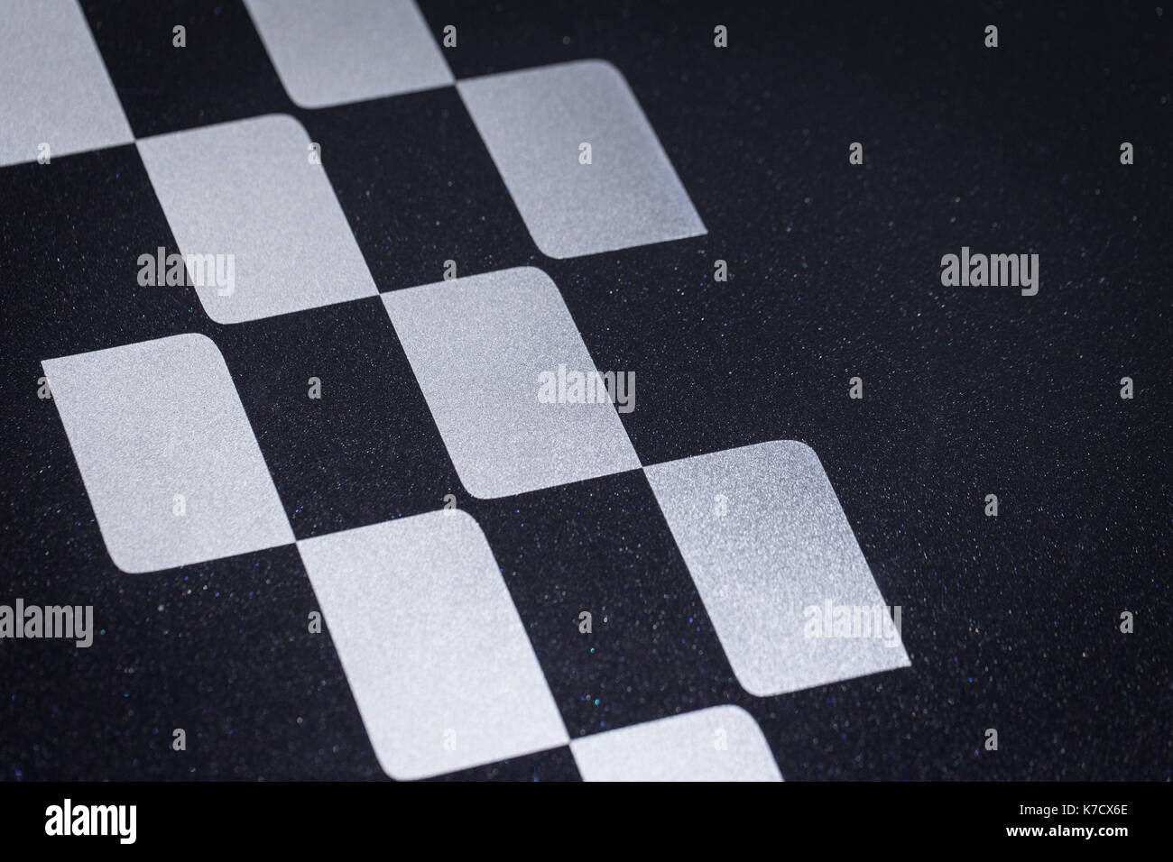 car racing crossed checkered or finish flag pattern background Stock ...
