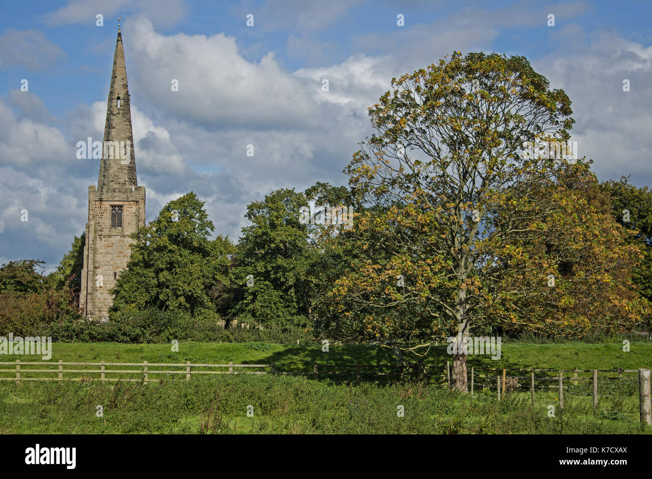 Church View Sawley Stock Photo - Alamy