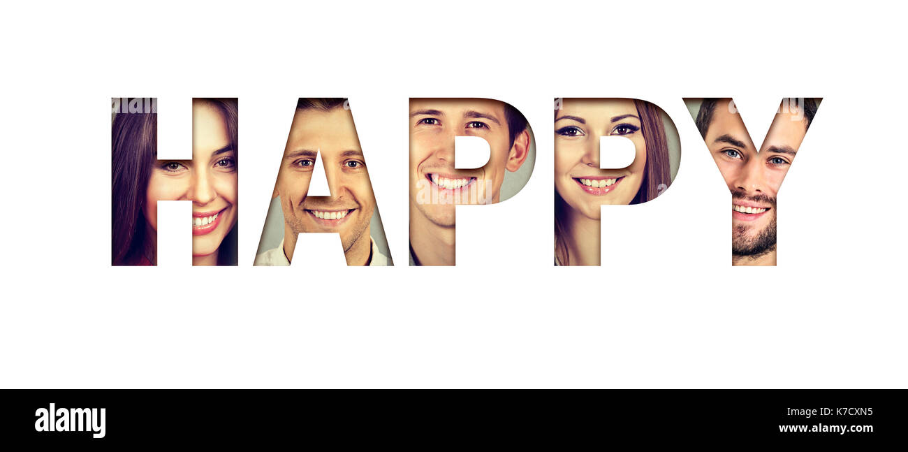 Faces collage smiling hi-res stock photography and images - Alamy