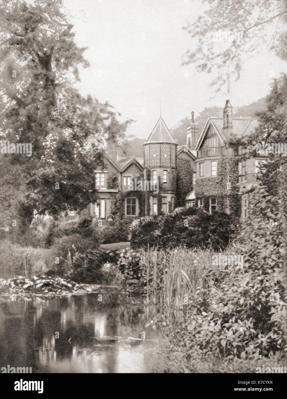 York Cottage, Sandringham, Norfolk, England. Birthplace of King George ...