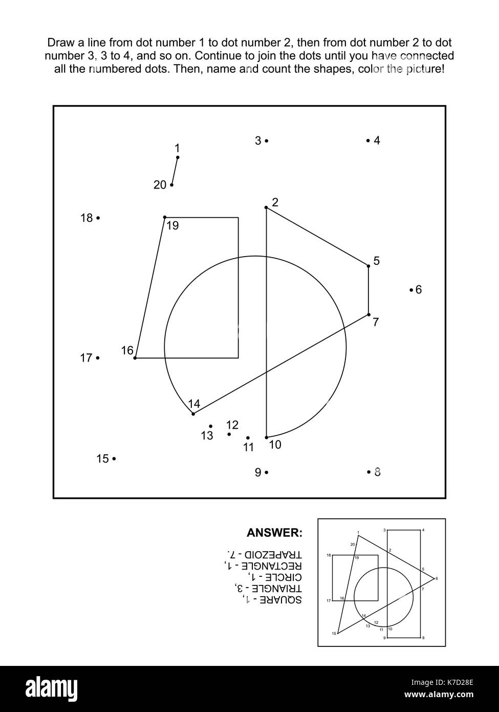 Trapezium shape for kids hi-res stock photography and images - Alamy