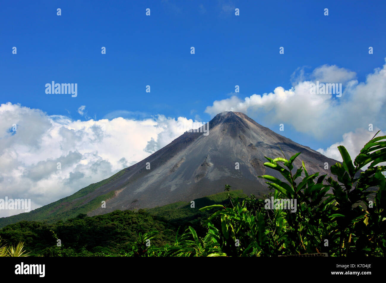 Arenal active volcano national park Costa Rica Stock Photo - Alamy