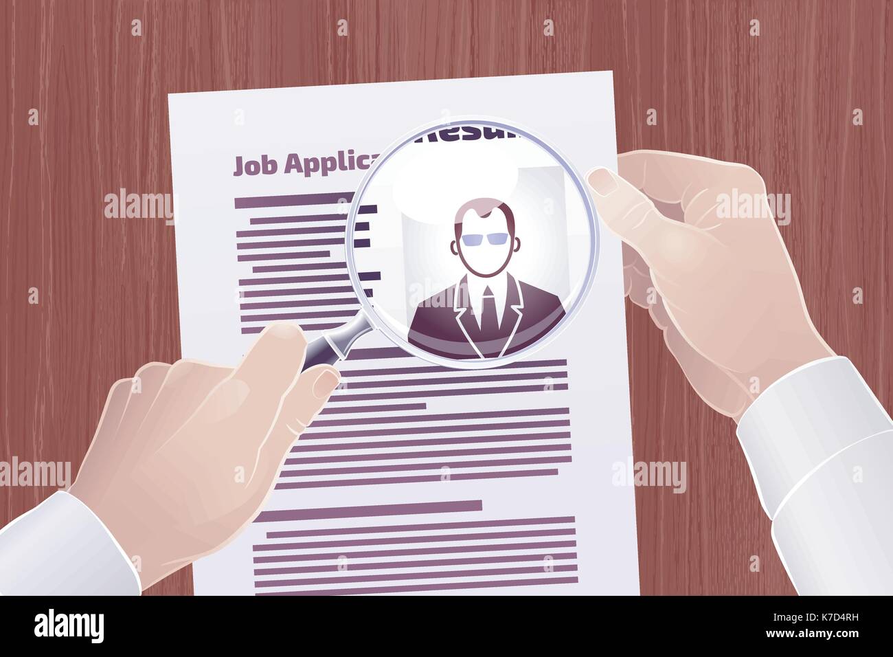 Candidate resume hi-res stock photography and images - Alamy