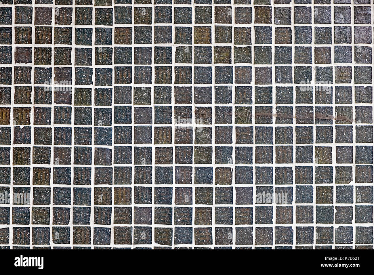 Black and gray mosaic tiles hi-res stock photography and images - Alamy