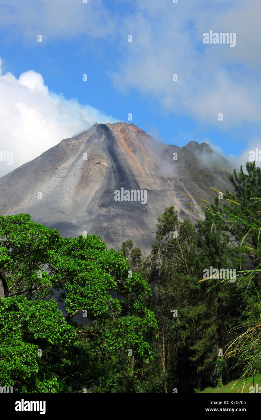 Arenal active volcano national park Costa Rica Stock Photo - Alamy