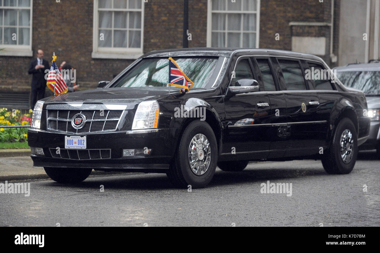 Presidential car barack obama hi-res stock photography and images - Alamy