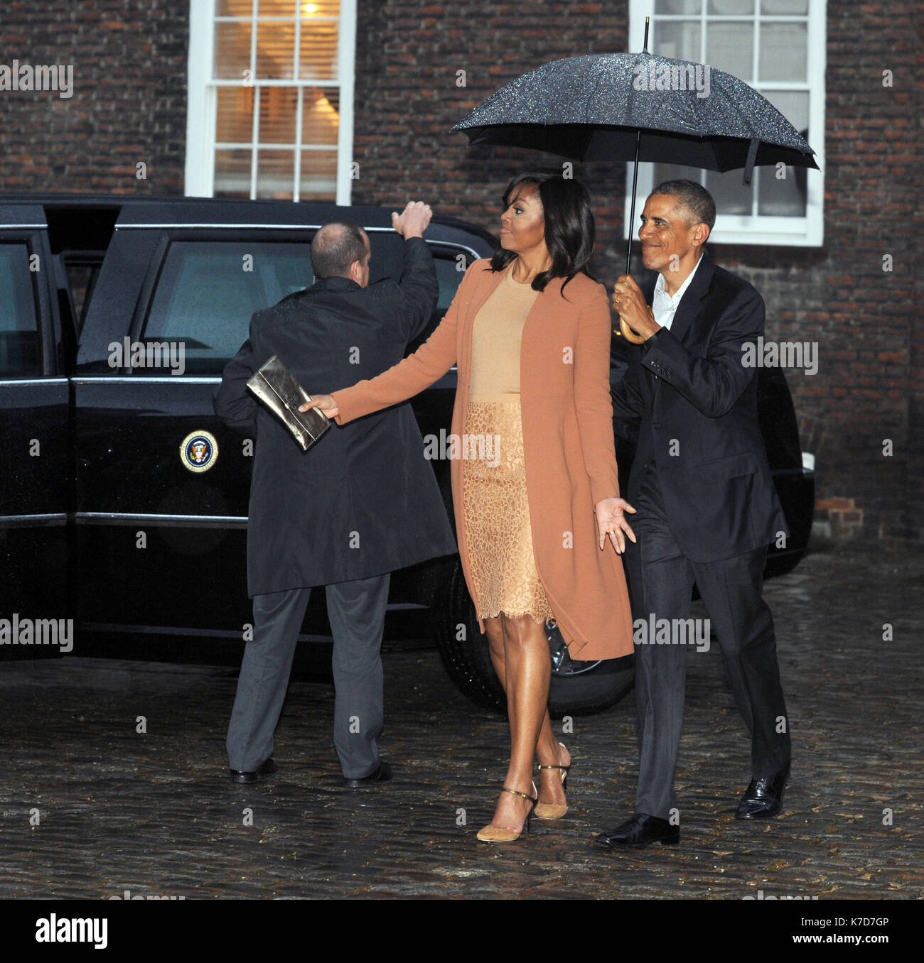 Blue satin sandals black satin clutch hi-res stock photography and ...