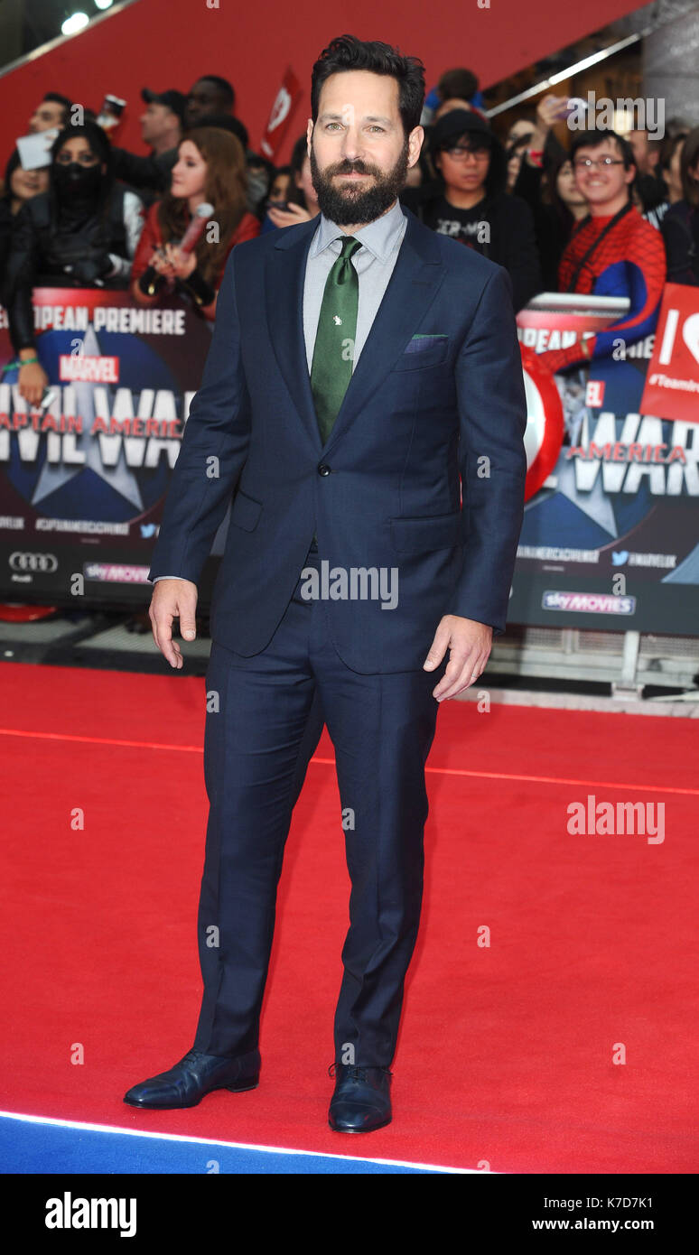 Paul rudd captain america hi-res stock photography and images - Alamy