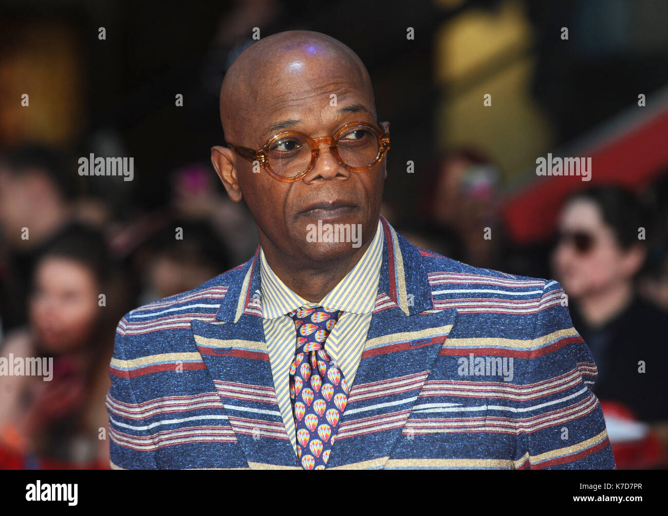 Samuel jackson bald hi-res stock photography and images - Alamy