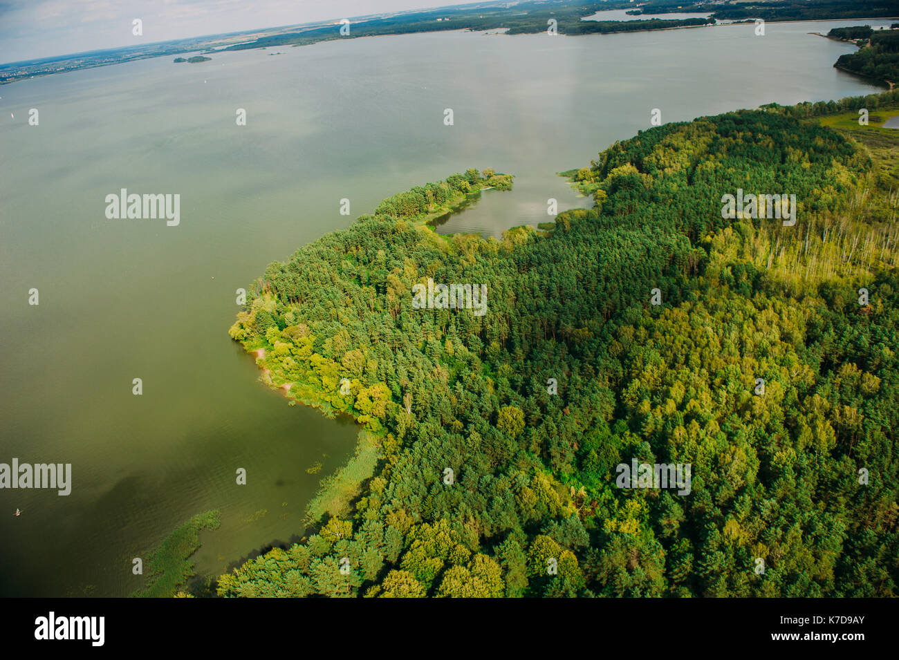 Nature in Belarus. View from helicopter, Minsk Stock Photo - Alamy