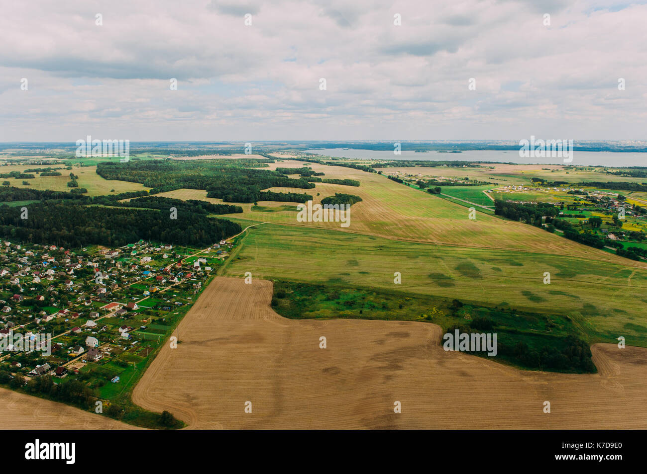 Nature in Belarus. View from helicopter, Minsk Stock Photo - Alamy