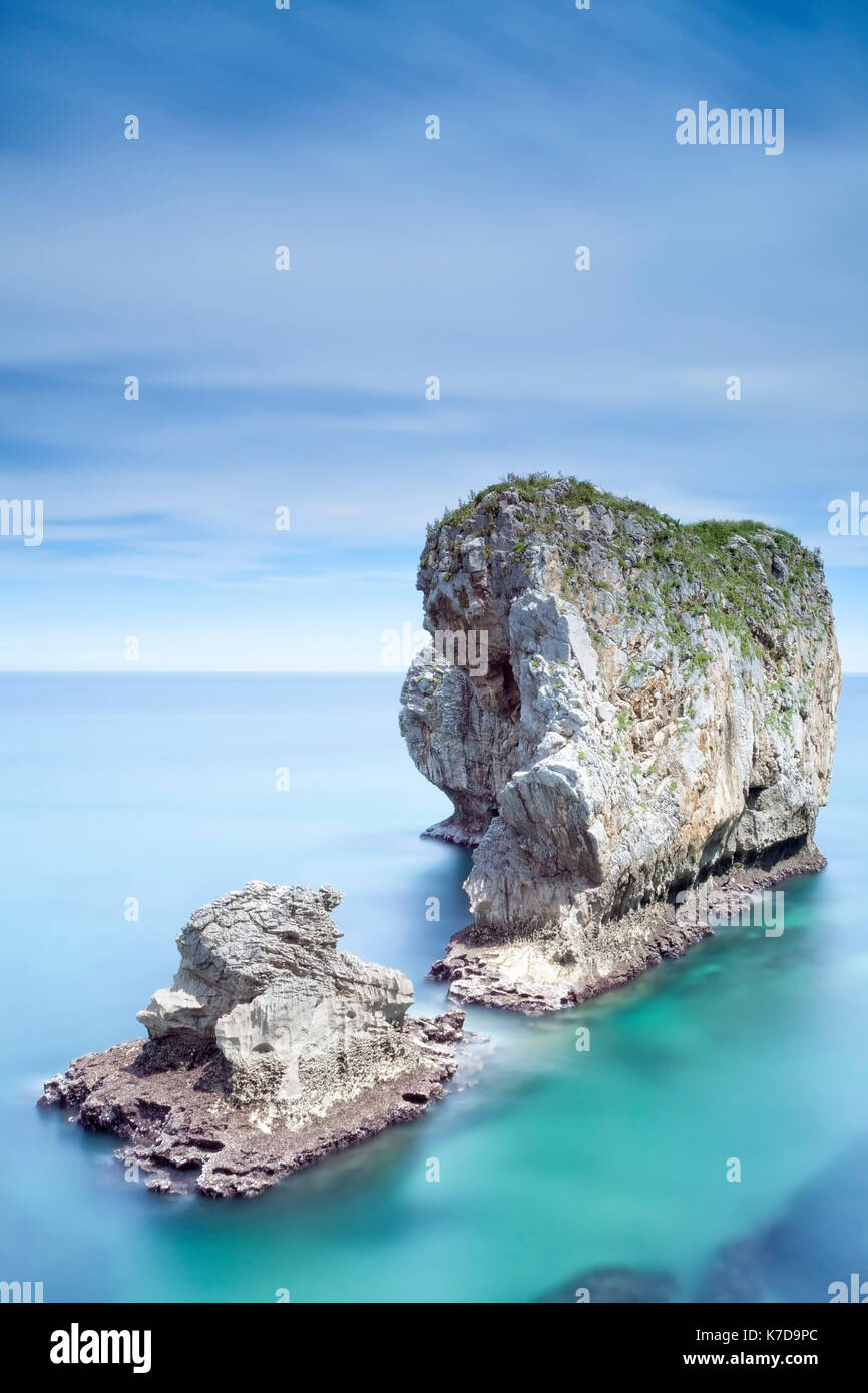 Seascape. Long exposure photography Stock Photo - Alamy