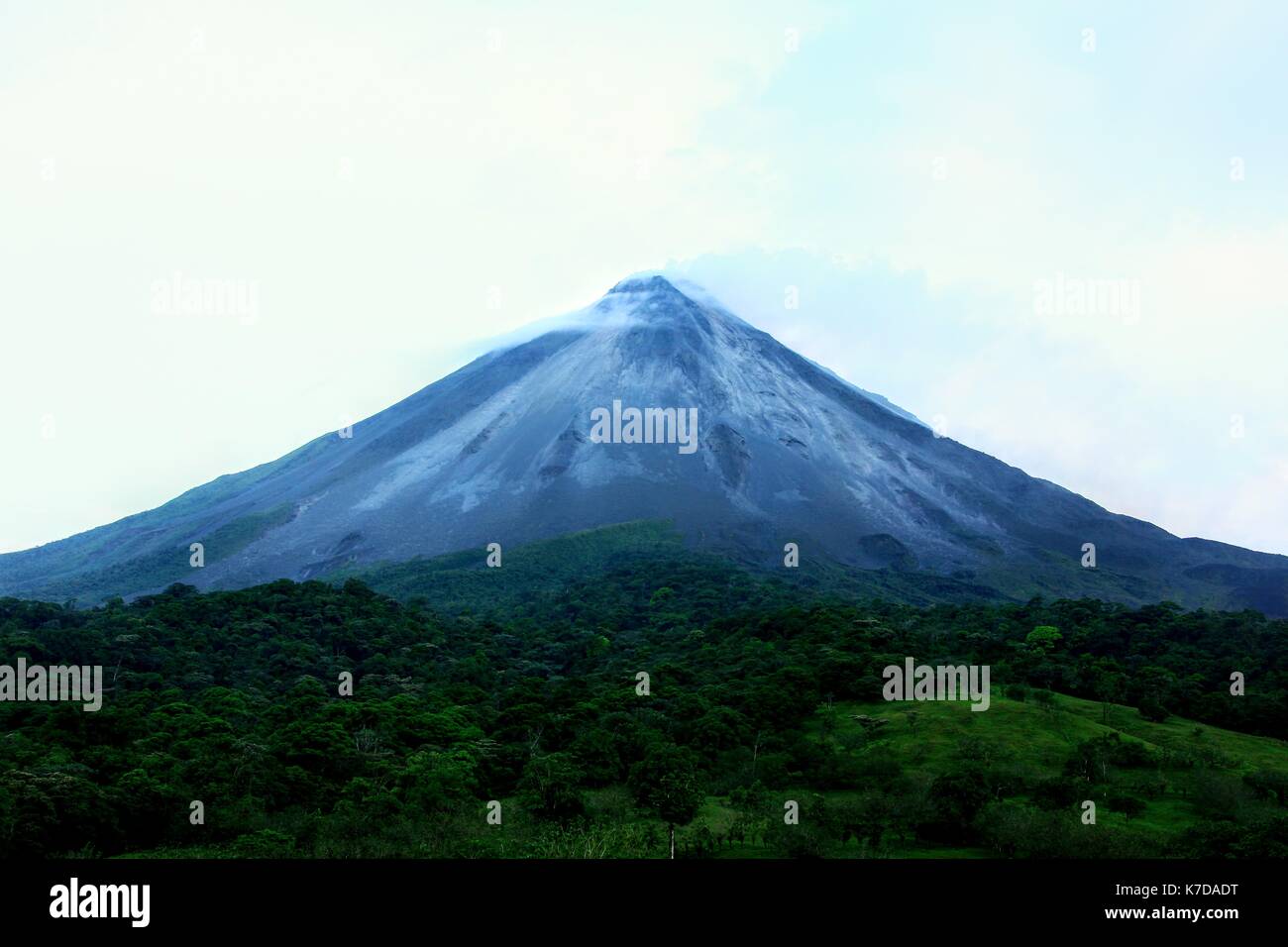Arenal active volcano national park Costa Rica Stock Photo - Alamy