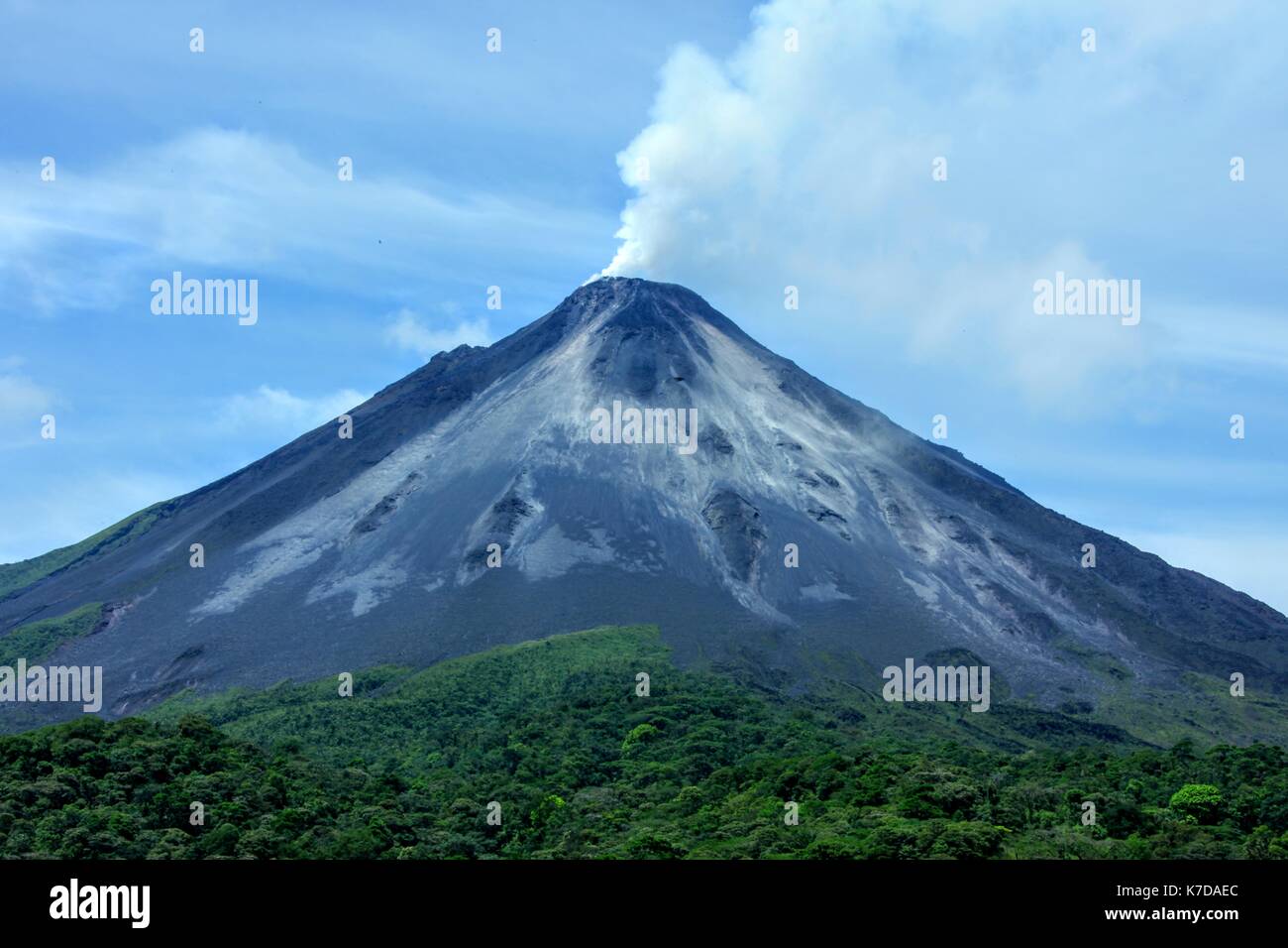 Arenal active volcano national park Costa Rica Stock Photo - Alamy
