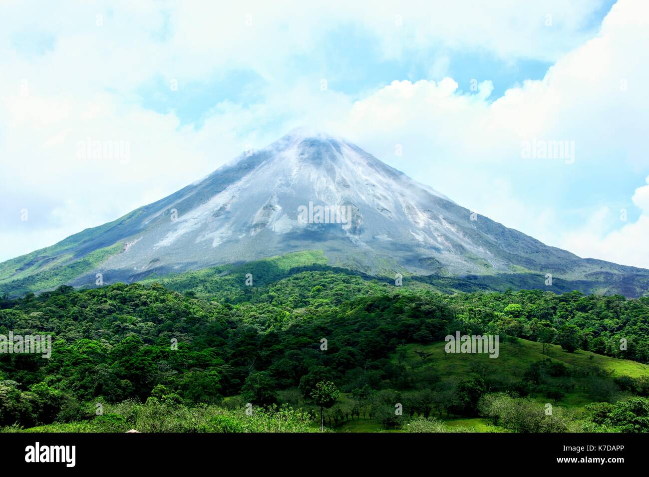 Arenal active volcano national park Costa Rica Stock Photo - Alamy