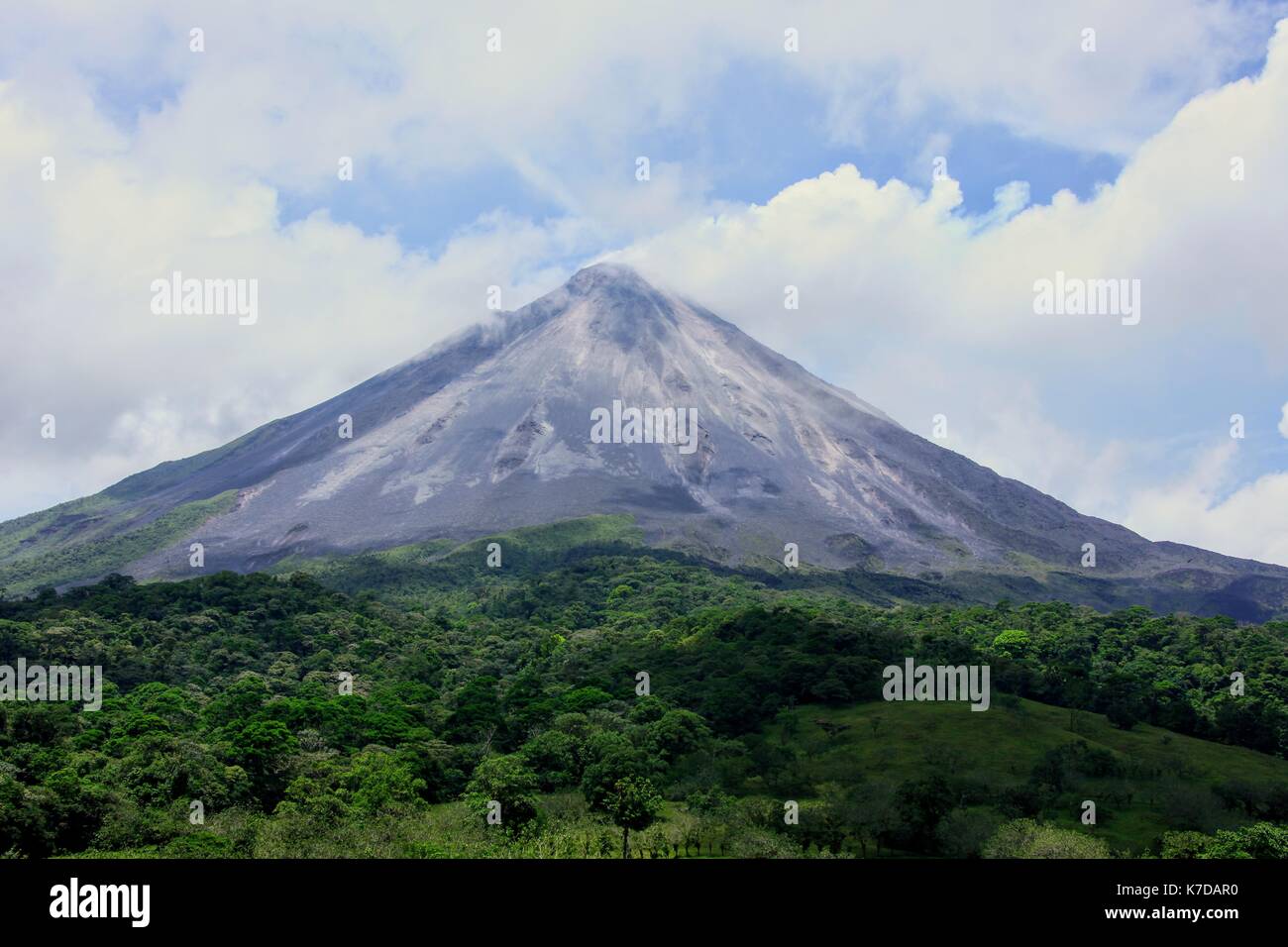 Arenal active volcano national park Costa Rica Stock Photo - Alamy