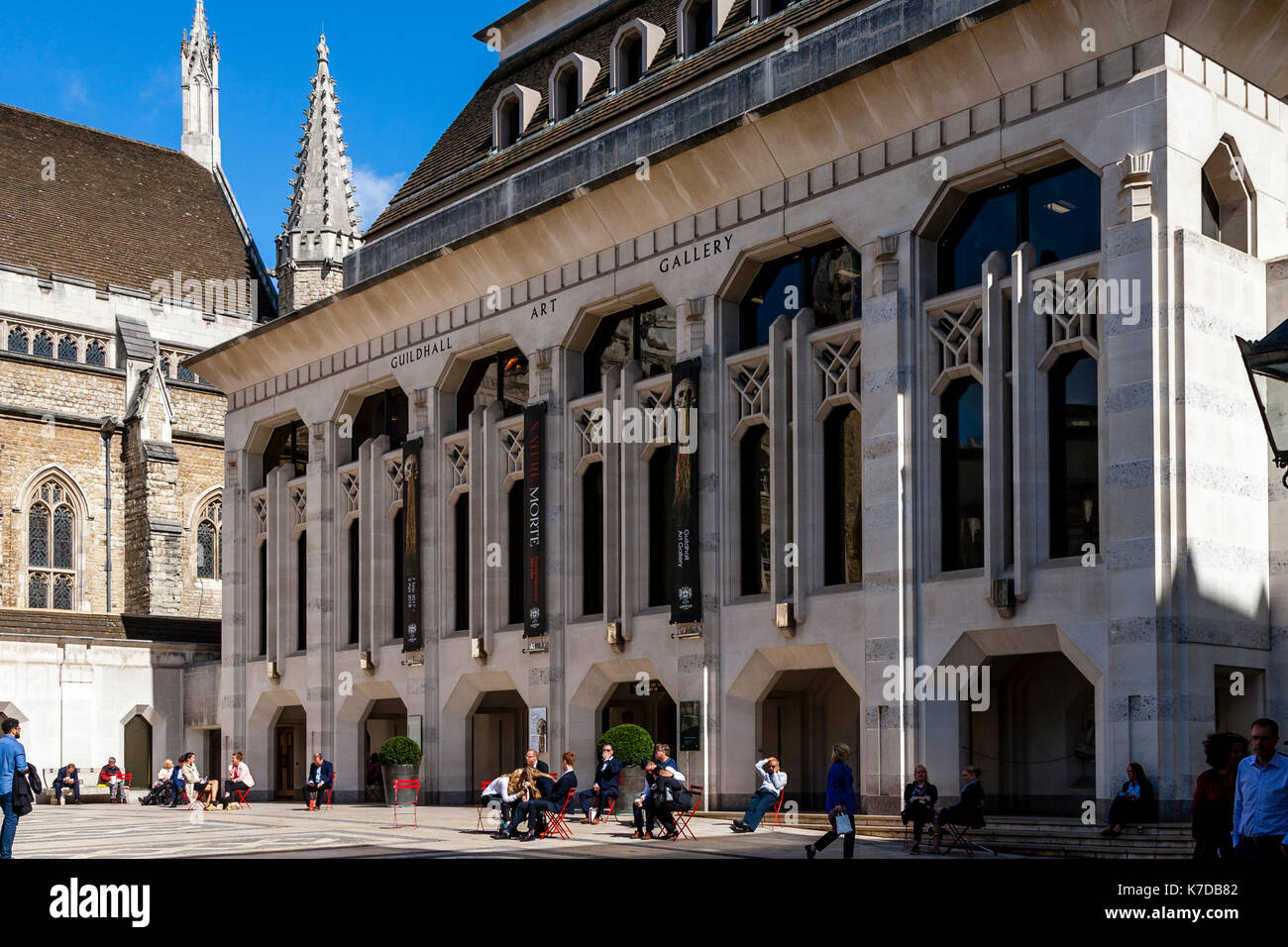 The Guildhall Art Gallery, The City Of London, London, UK Stock Photo ...