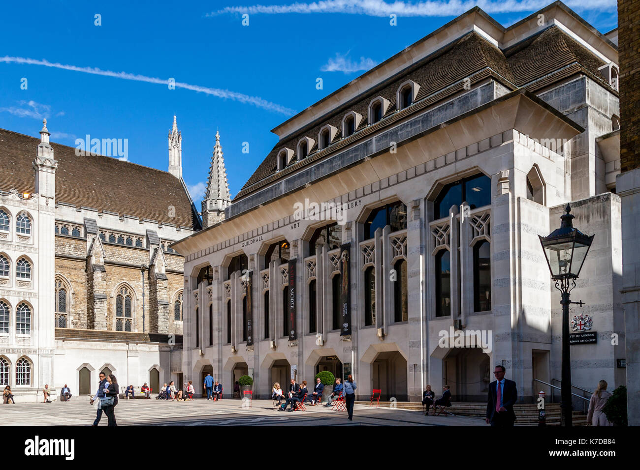 The Guildhall Art Gallery, The City Of London, London, UK Stock Photo ...