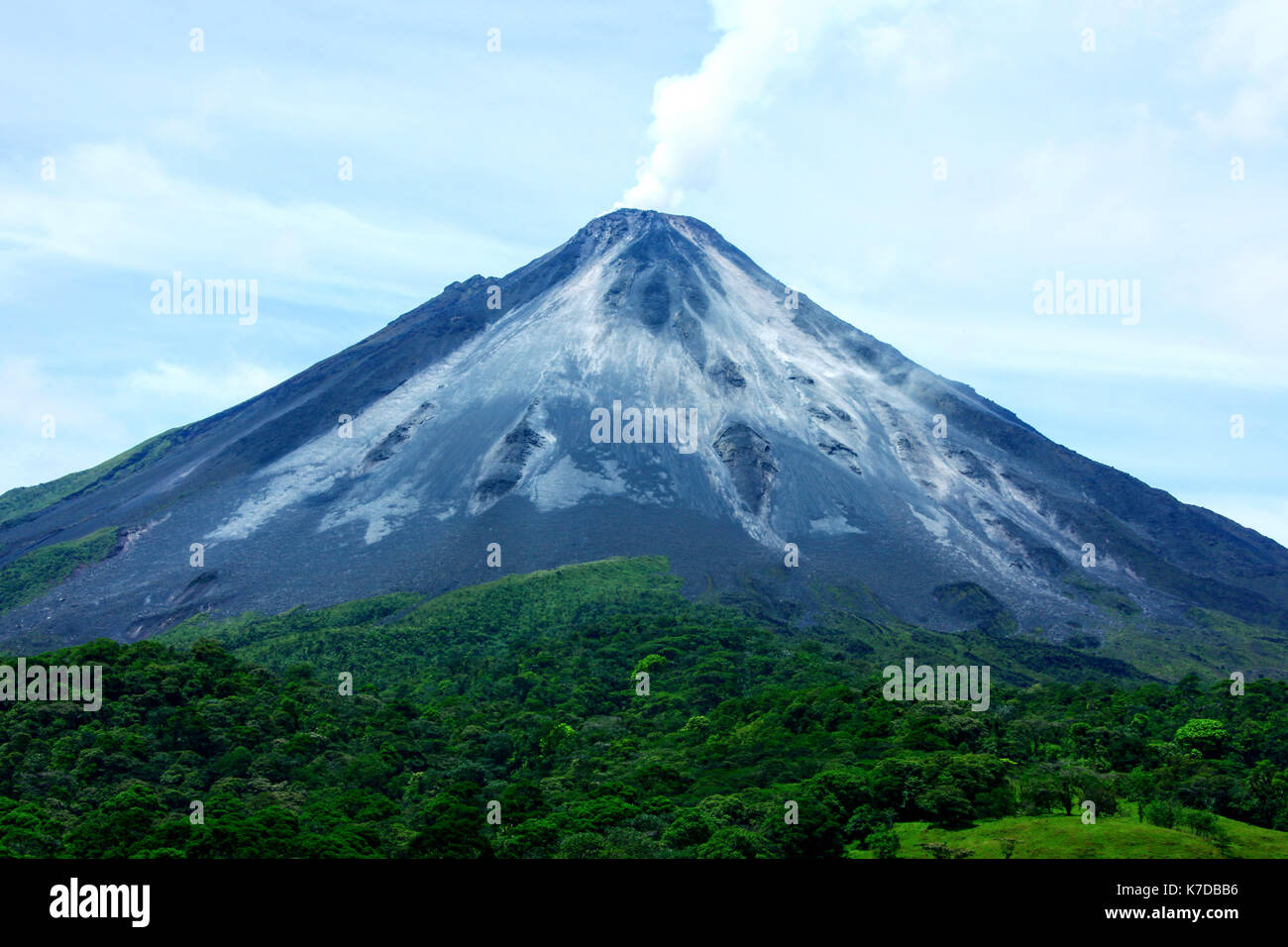 Arenal active volcano national park Costa Rica Stock Photo - Alamy