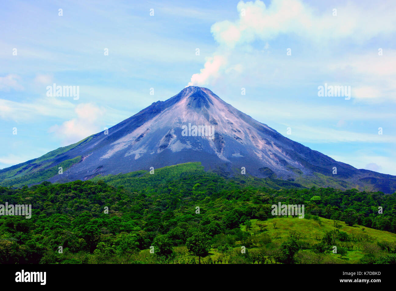 Arenal active volcano national park Costa Rica Stock Photo - Alamy