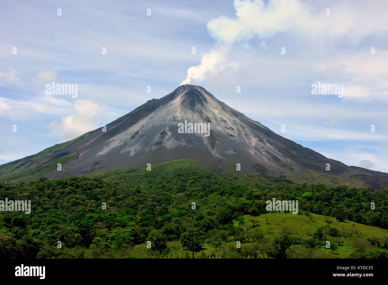 Arenal active volcano national park Costa Rica Stock Photo - Alamy