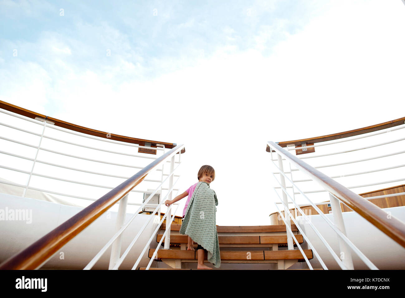 Climbing over railing hi-res stock photography and images - Alamy