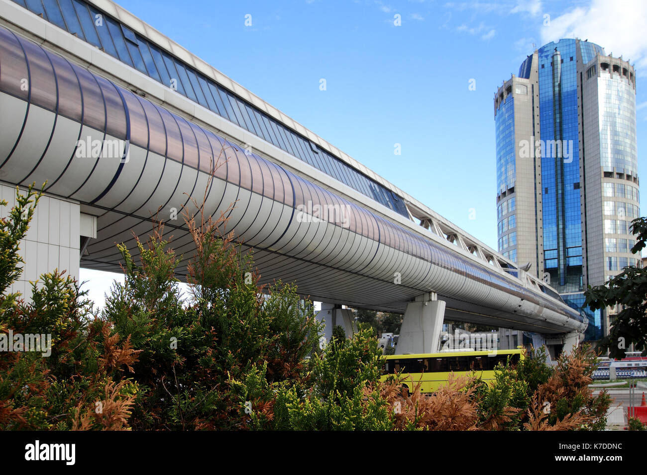 Modern pedestrian bridge in hi-res stock photography and images - Alamy