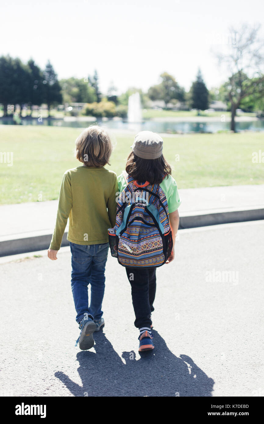 Walking towards sunlight hi-res stock photography and images - Alamy