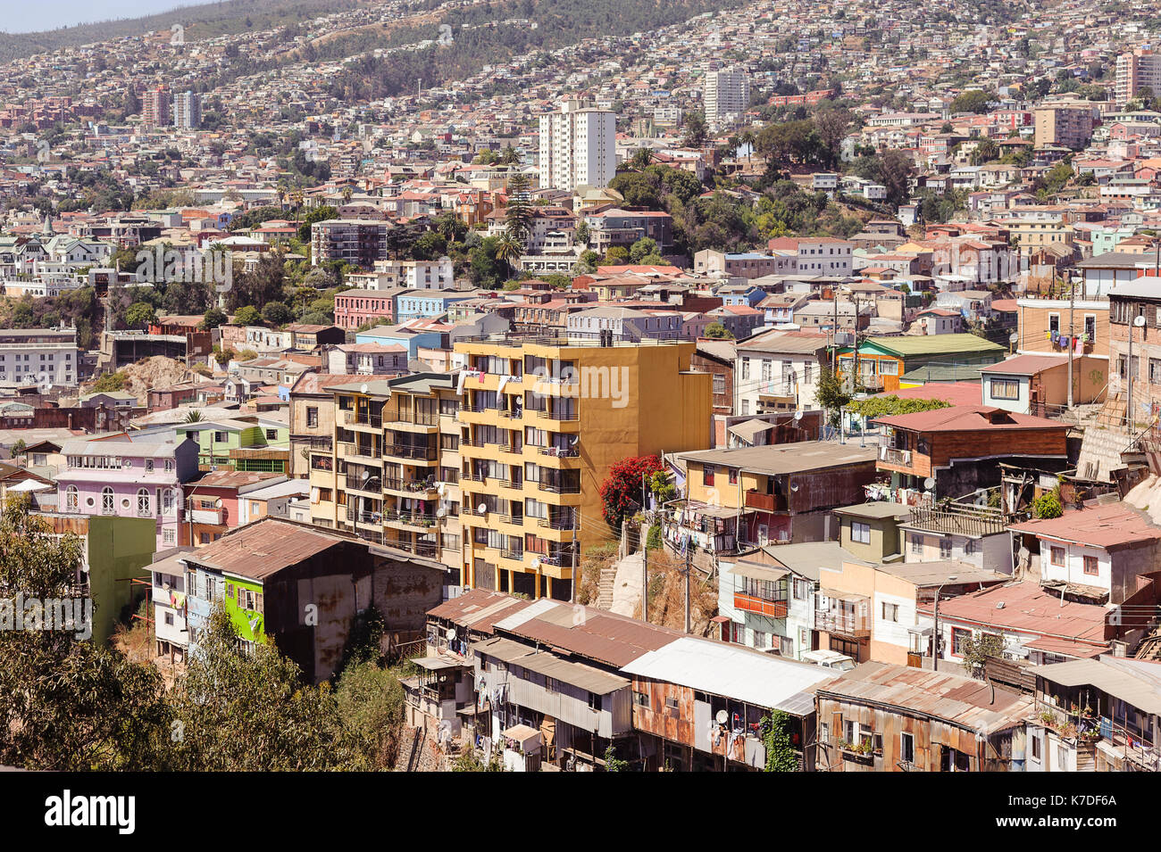 Crowded cityscape building exterior architecture hi-res stock ...