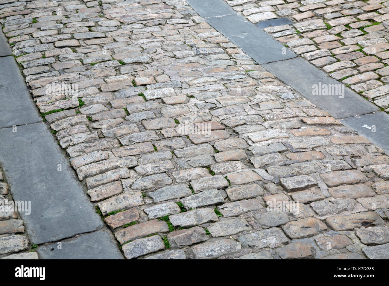 Cobblestone Street, Shrewsbury, England; UK Stock Photo - Alamy