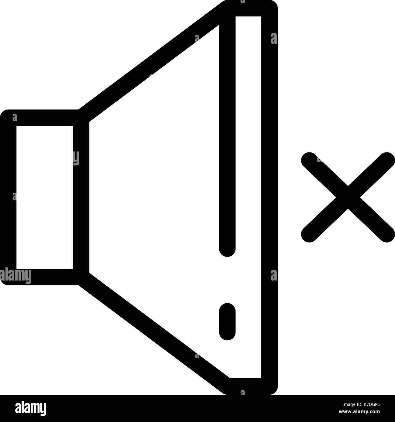 Volume off vector vectors hi-res stock photography and images - Alamy