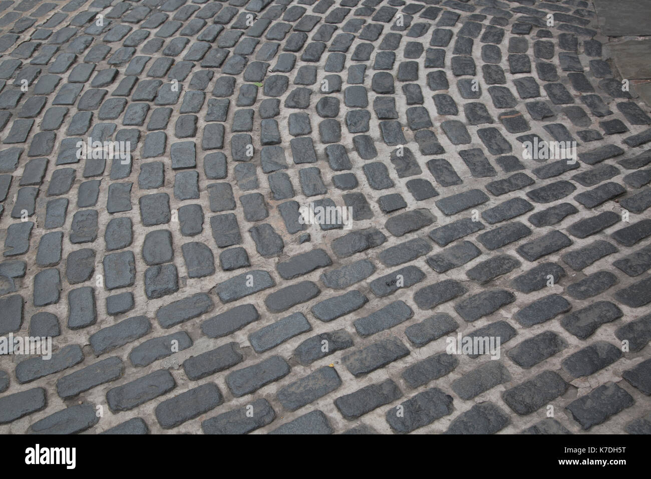 Cobblestone Street; Shrewsbury; England; UK Stock Photo - Alamy