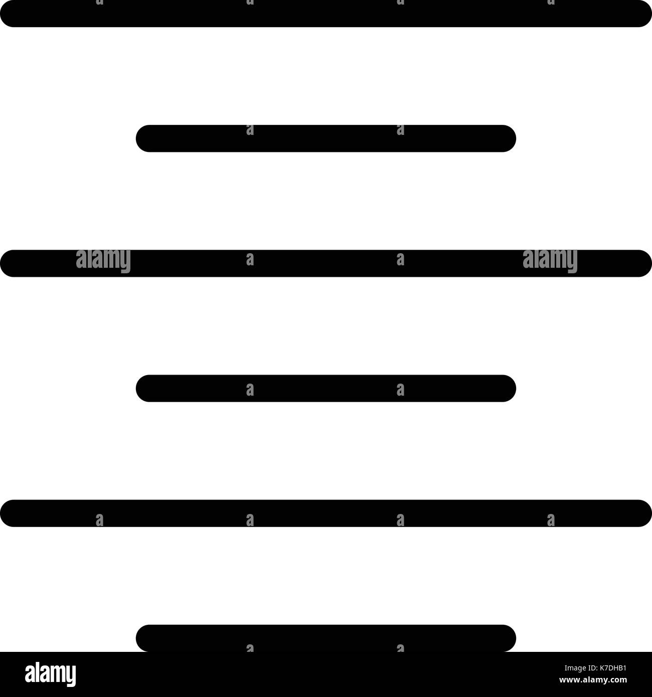 Center align vector hi-res stock photography and images - Alamy