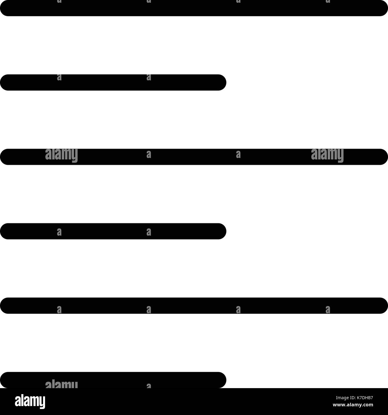 Text align Stock Vector Images - Alamy