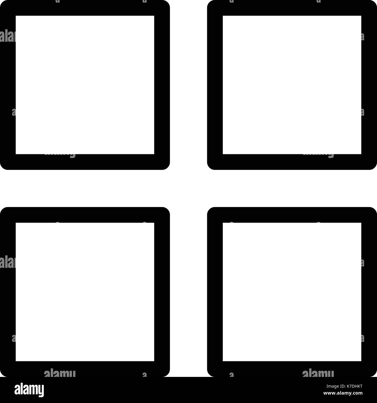 Grid view Stock Vector Images - Alamy