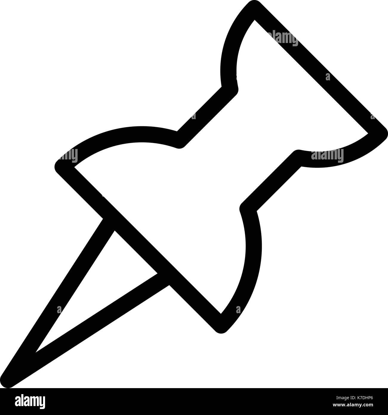 Strategy map line icon Black and White Stock Photos & Images - Alamy