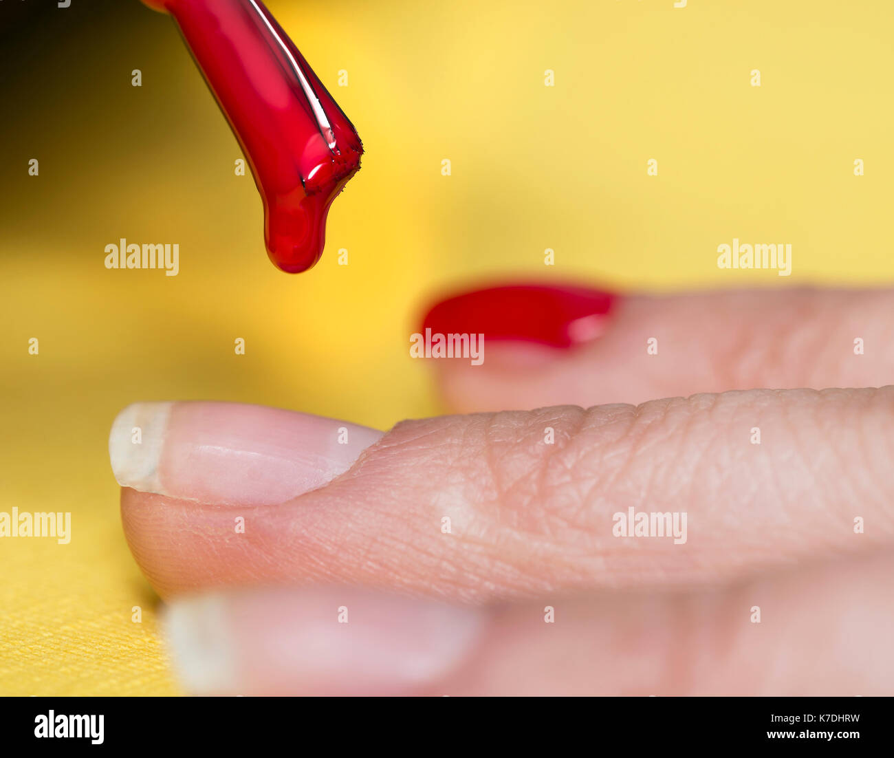 Applying body paint hi-res stock photography and images - Alamy