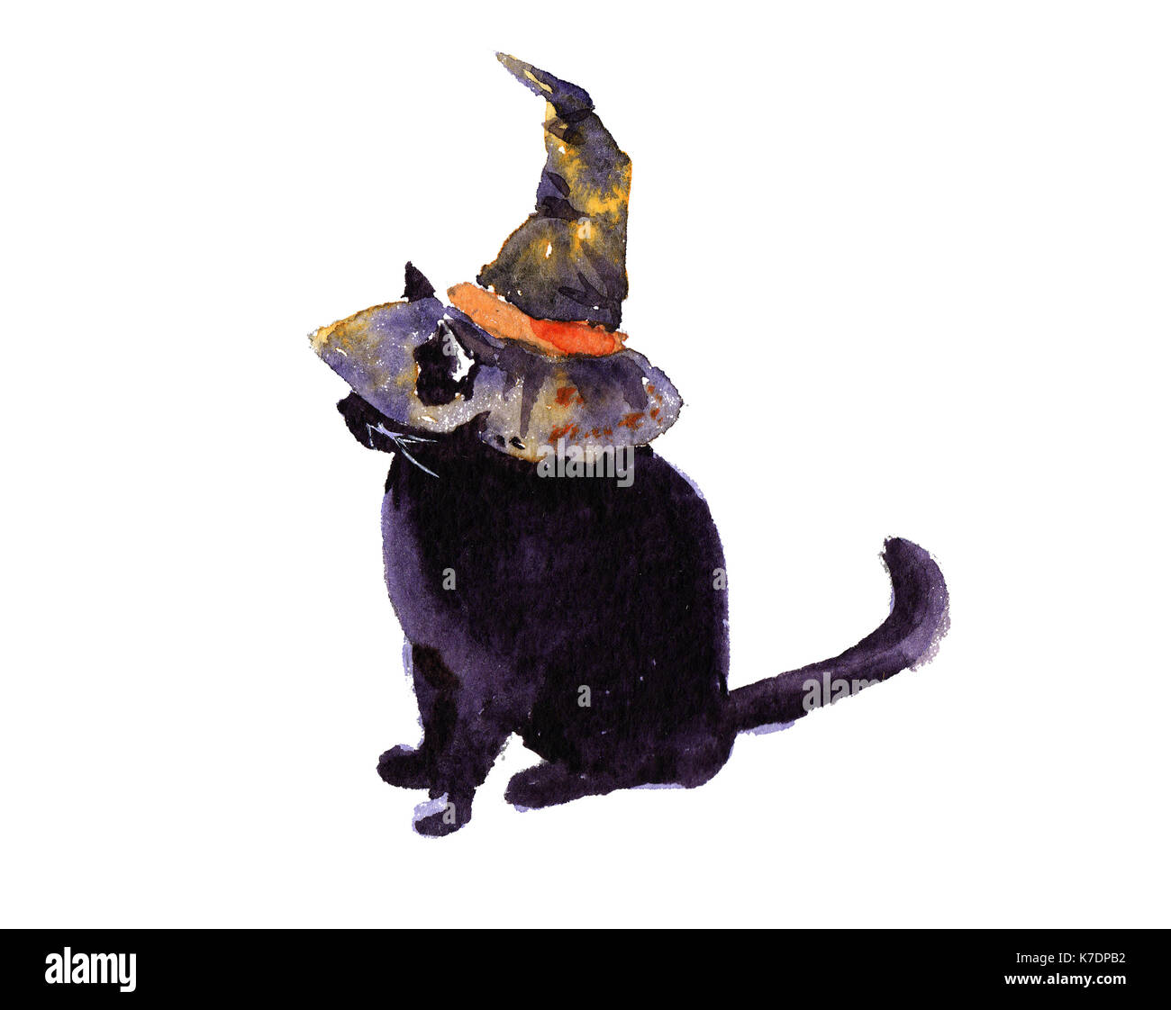 Halloween ghost cat cute Cut Out Stock Images & Pictures - Alamy