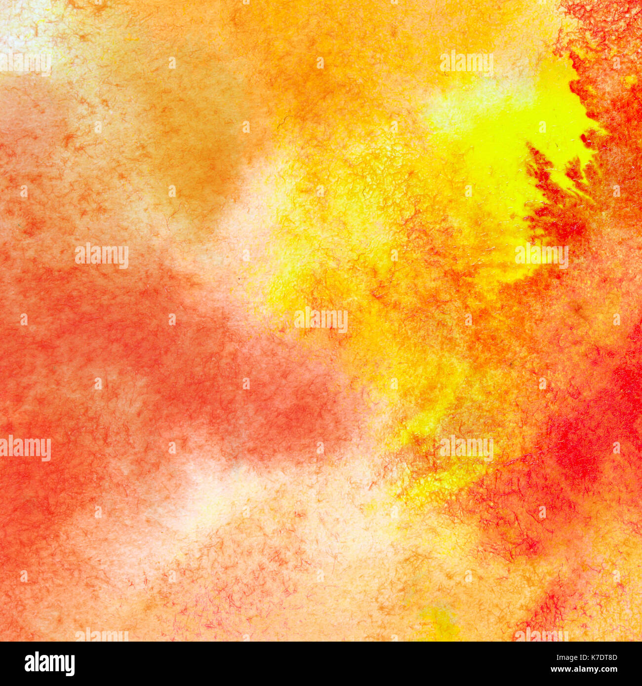 Yellow orange abstract watercolor texture Stock Photo - Alamy