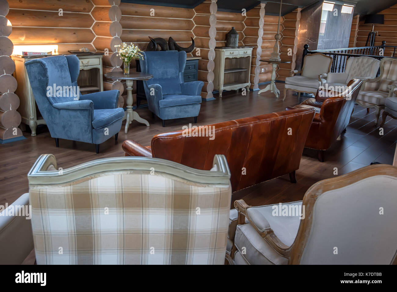 Small beautiful cozy hall Stock Photo - Alamy