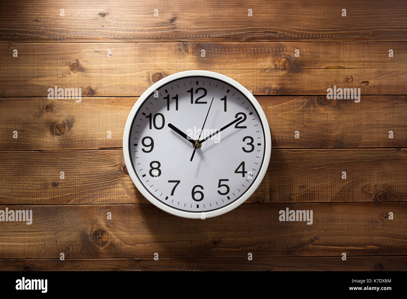wall or alarm clock watch at abstract background texture Stock Photo ...